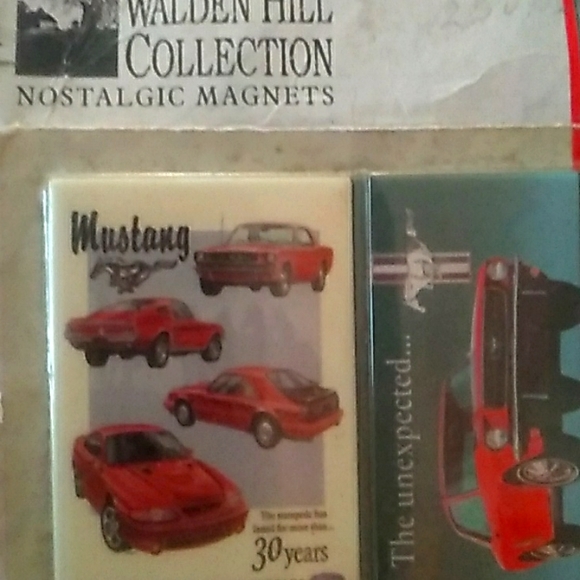 Ford | Wall Decor | Ford Mustang Nostalgic Magnets Vintage Advertising ...
